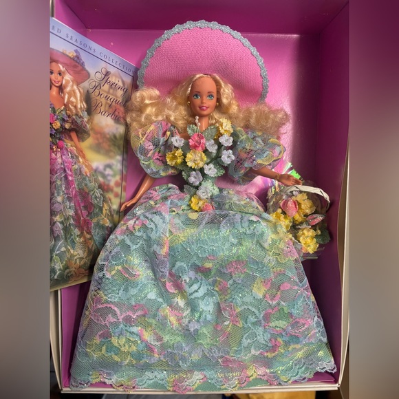 Barbie | Toys | Barbie Spring Bouquet Doll Pink And Pastel Colors ...
